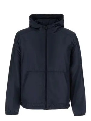 Aspesi Zip-front Hooded Jacket - Blue