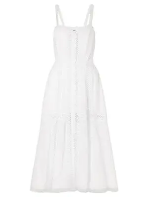 Charo Ruiz Ibiza Broderie Anglaise Maxi Dress - No