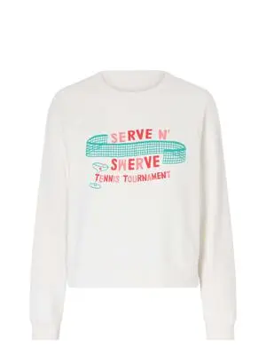 MOTHER Itty Concert Printed Cotton-jersey Sweatshirt - No