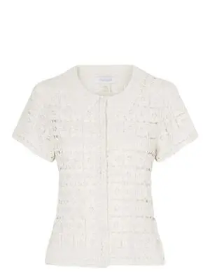 Calle Del Mar Crocheted Shirt - No