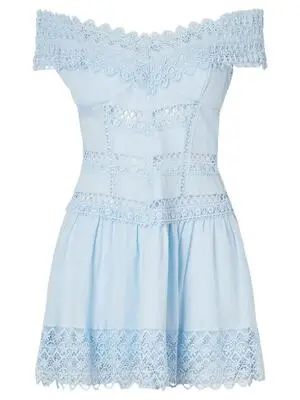 Charo Ruiz Ibiza Cotton-blend Mini Dress - No