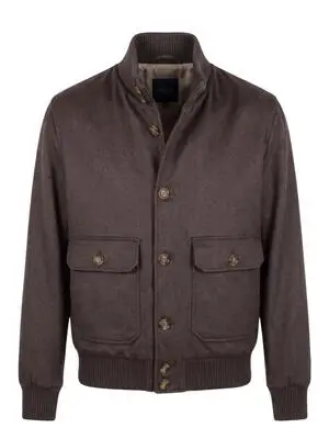 BARBA NAPOLI Cashmere Jacket - Black
