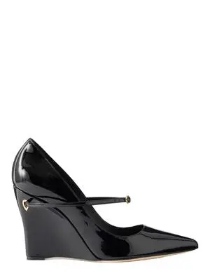 Jennifer Chamandi Patent-leather Pumps - Black