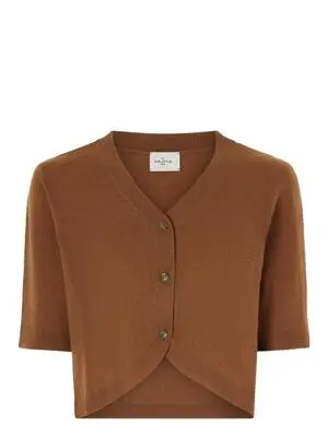 LE KASHA Le Kasha Cropped Knit Cardigan