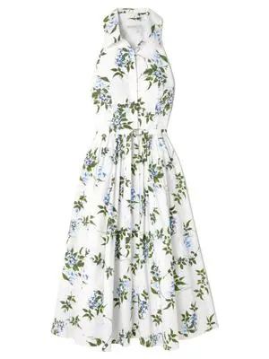 EMILIA WICKSTEAD Emilia Wickstead Floral Print Midi Dress