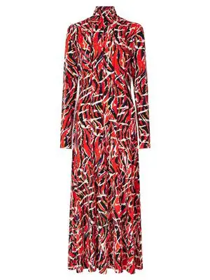 Proenza Schouler Printed Jersey Maxi Dress - Red
