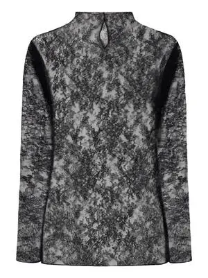 Carine Gilson Lace Top - Black