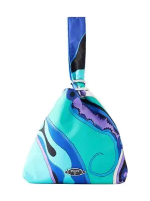 Emilio Pucci Triangular Handbag - Blue