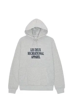 LES DEUX Drawstring Hoodie - Grey