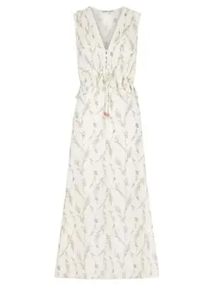 VERONICA BEARD Veronica Beard Floral-Print Cotton And Silk-Blend Maxi Dress