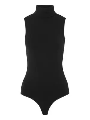 Wolford Stretch Modal-blend Turtleneck Thong Bodysuit - No