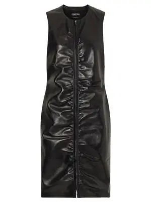 TOM FORD Leather Midi Dress - No