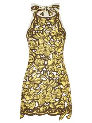 ALEMAIS Mona Mini Dress - Yellow
