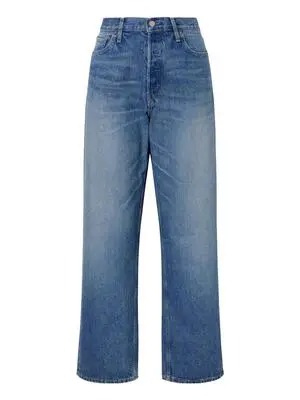 SSSTEIN High-rise Wide-leg Jeans - Blue