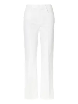 MOTHER High-rise Straight-leg Jeans - No