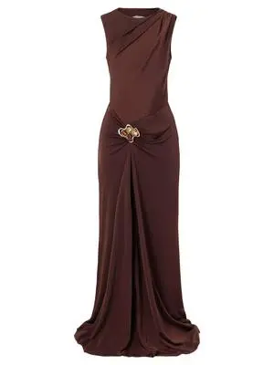 REBECCA VALLANCE Rebecca Vallance Embellished Jersey Gown