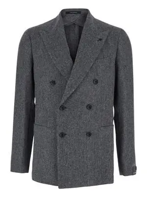 Tagliatore Double-breasted Blazer - Grey