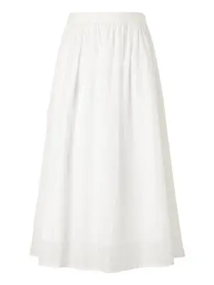 Rosie Assoulin Cotton-voile Midi Skirt - No