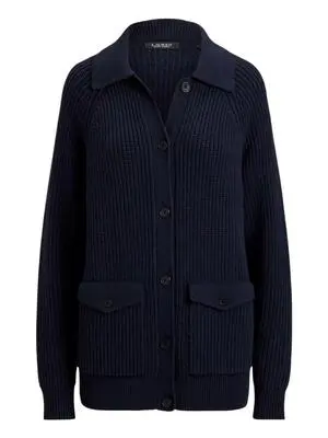 Ralph Lauren Wool Knit Cardigan - Blue