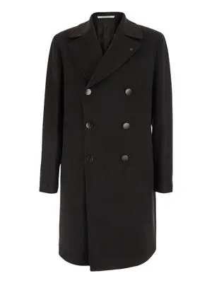 Tagliatore Arden Double-breasted Coat - Brown