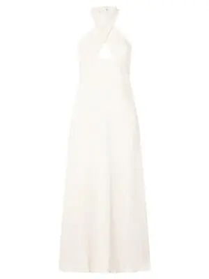 Johanna Ortiz Gauze Halterneck Maxi Dress - No