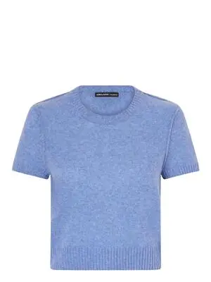 JAMES PERSE Cashmere T-shirt - Blue