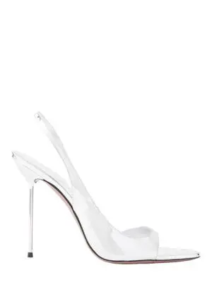 PARIS TEXAS Paris Texas Mirrored-Leather Slingback Sandals