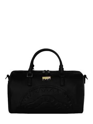 SPRAYGROUND Gold Brick Lux Mini Duffle Bag - Black