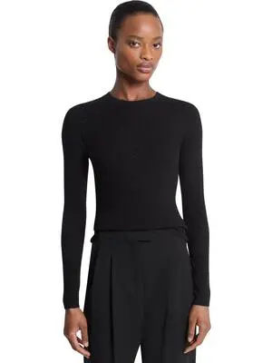 MICHAEL KORS Michael Kors Collection Embellished Tissue Cashmere Sweater