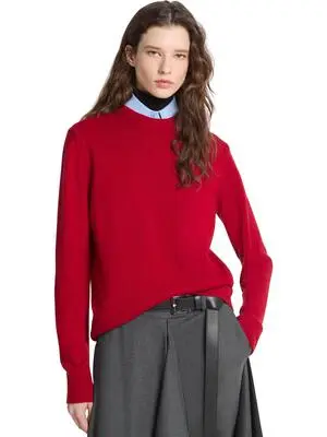 Michael Kors Cashmere Pullover - Red
