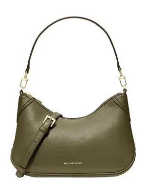 Michael Kors MICHAEL Michael Kors Jet Set Leather Convertible Crossbody Bag Green