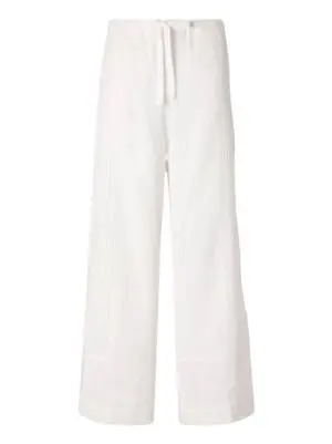 LEMLEM Cotton Trousers - White