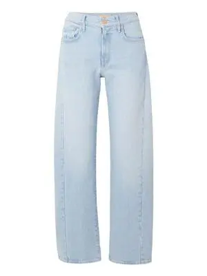 MOTHER MOTHER Loose Straight-Leg Denim Blue