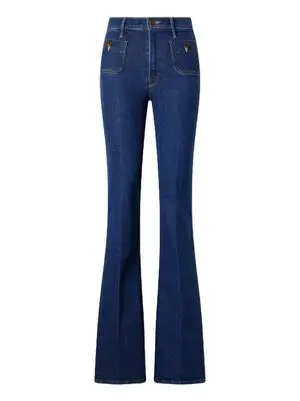 MOTHER MOTHER Vintage High-Waisted Flared Jeans