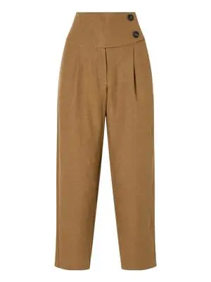 Le Kasha High-waist Linen Trousers - No