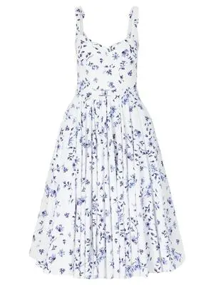 EMILIA WICKSTEAD Floral Print Midi Dress - No