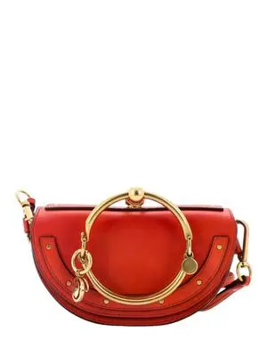 Chloé Nile Leather Mini Crossbody Bag - Blue