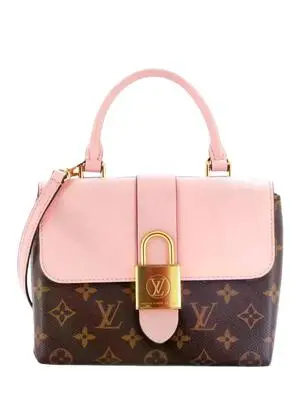 LOUIS VUITTON Louis Vuitton Monogram Canvas Leather BB Satchel Pink