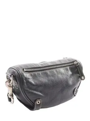 Gucci 2010s Crest Shoulder Bag - Black