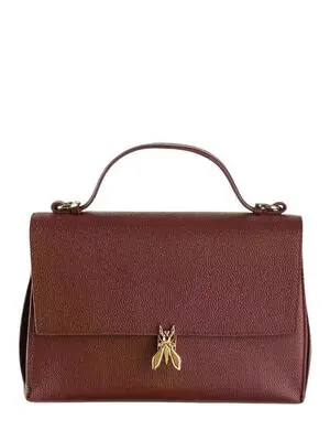 PATRIZIA PEPE Patrizia Pepe Fly-Plaque Pebbled Backpack