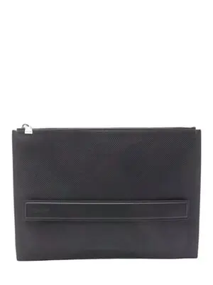 Bottega Veneta Debossed Clutch - Black