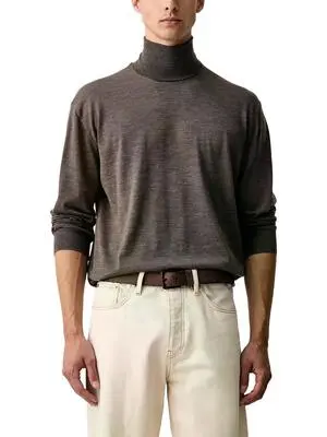 Paul & Shark Roll-neck Sweater - Brown