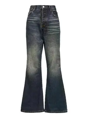 THE EDGE OF EARTH™ Bleached-effect Flared Jeans - Blue