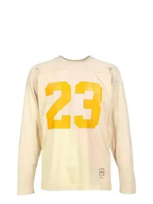 DEAR BORO Number-print T-shirt - White