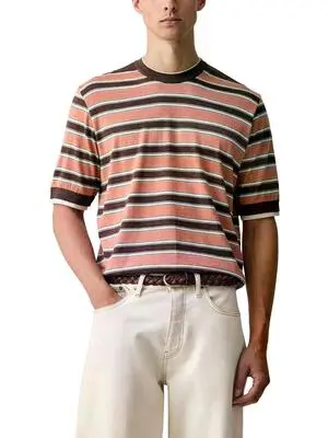 Paul & Shark Horizontal-stripe T-shirt - Brown