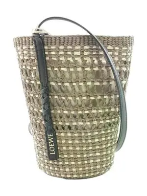 Loewe Loewe Braided Pocket Bucket Bag Brown