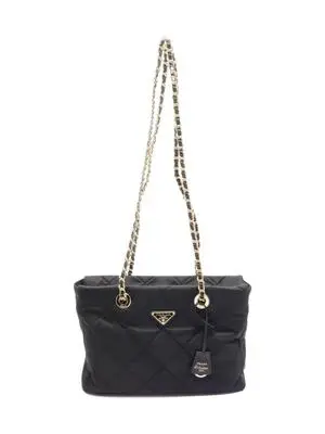 Prada Re-edition 1995 Re-nylon Tessuto Impuntu Tote Bag - Black