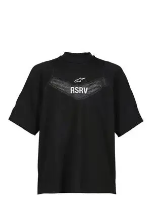 ALPINESTARS Logo-print Mesh-panel T-shirt - Black