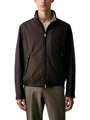 Paul & Shark High-neck Zip-up Jacket - Brown