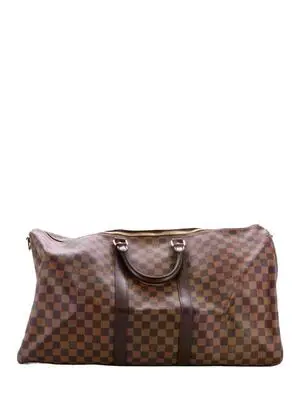 LOUIS VUITTON Damier Keepall Bag - Brown